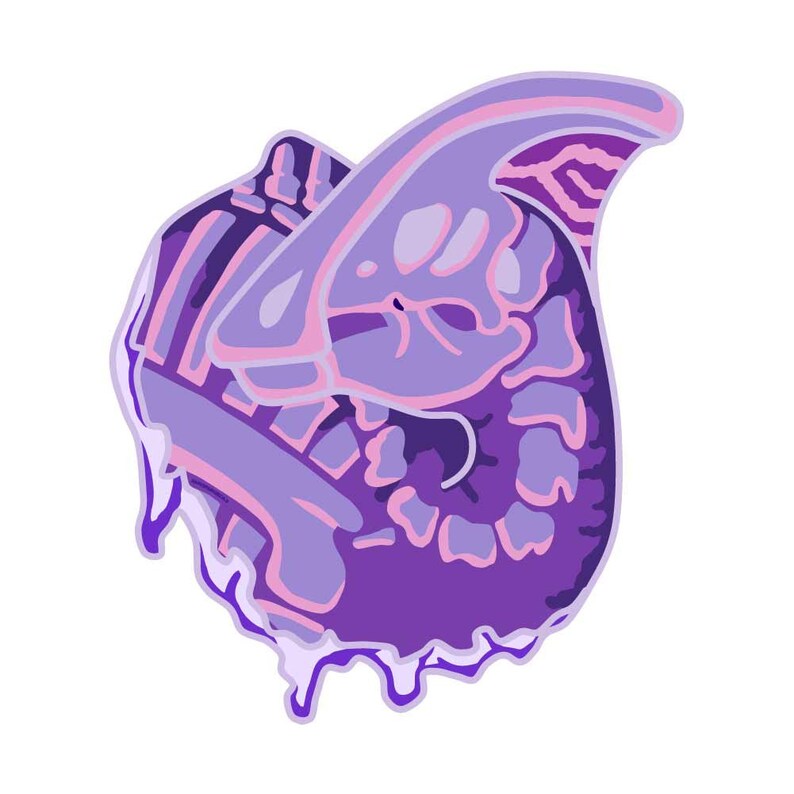 Parasaurolophus. Parasaur Skeleton With Goo Drips - Multiple Colors ...