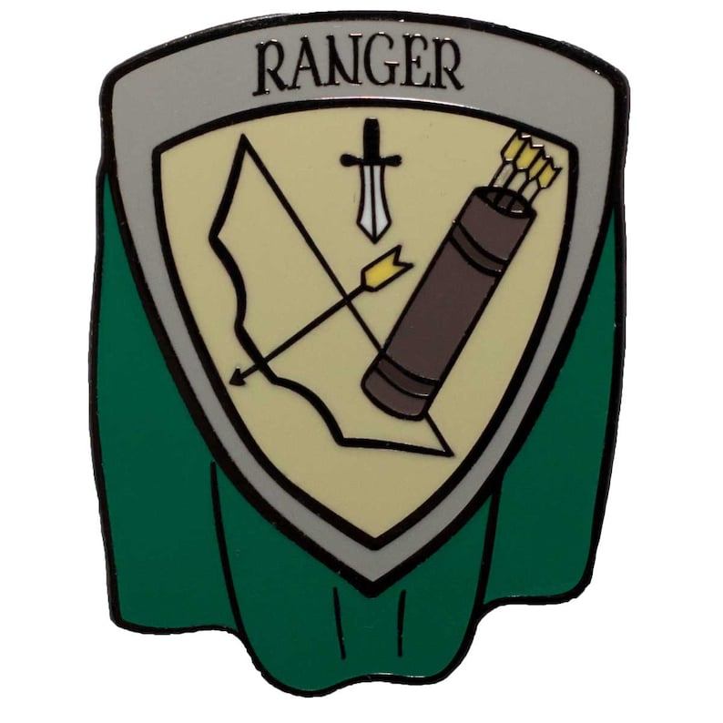 Ranger Class Shield 1.5 Enamel Pin Great for Tabletop | Etsy