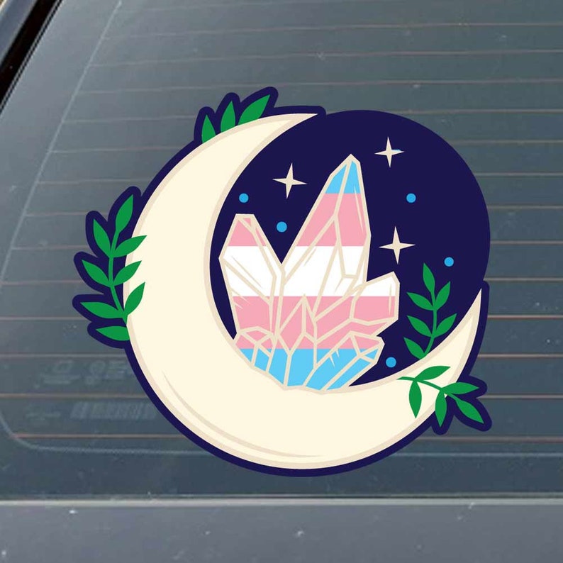 Moon, Stars and Crystal LGBTQIA+ Flags - Many Pride Flags Available ...