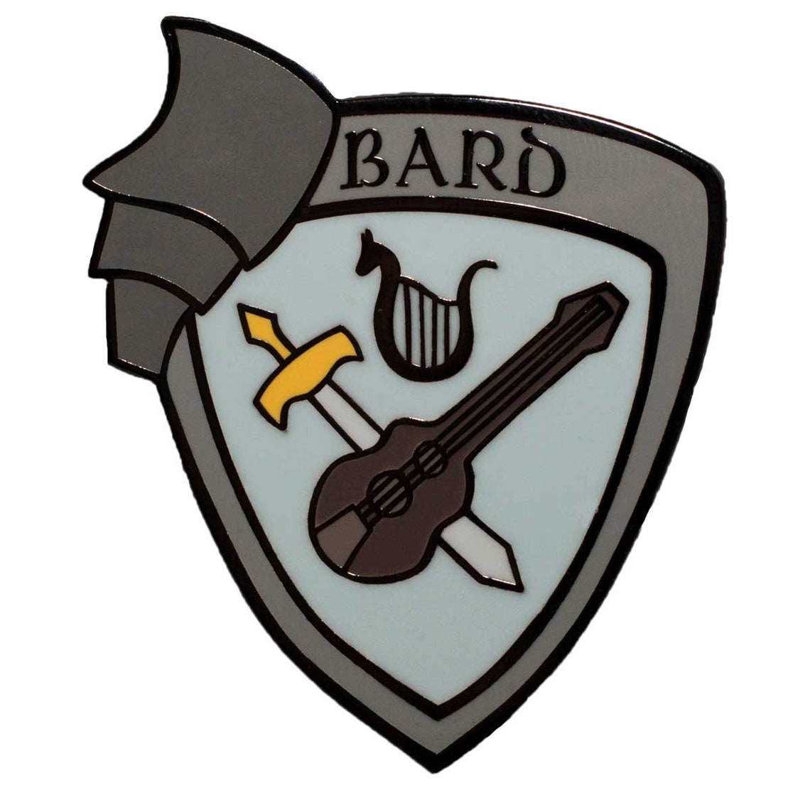 Bard Class Shield 1.5 Enamel Pin Great for Tabletop - Etsy.de