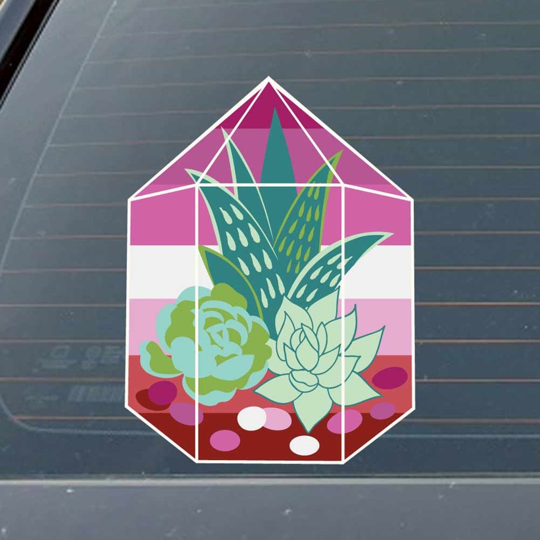 Traditional Lesbian Succulents in Prism LGBTQIA+ Flag Indoor/outdoor ...