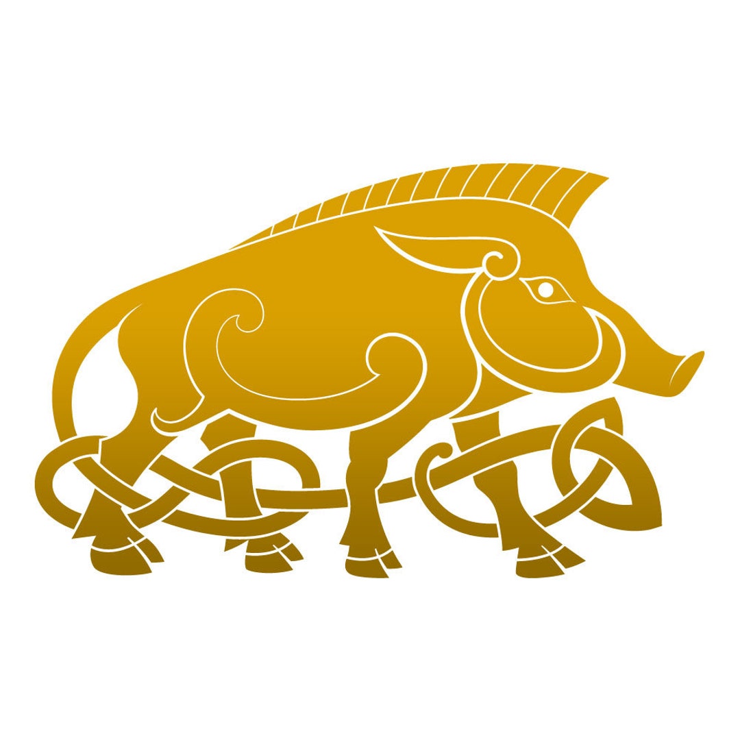 Celtic Knotwild Boar Vinyl Indoor Outdoor Decal - Etsy