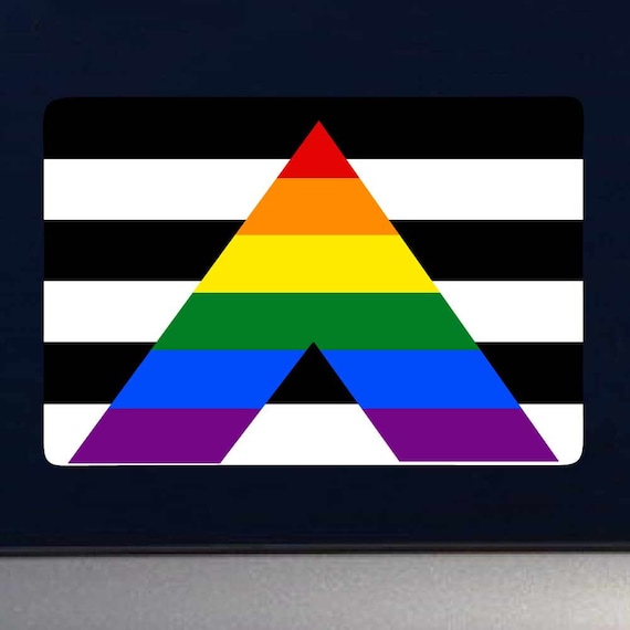 Bandera de aliado lgbt Orgullo LGBT decal de vinilo | Etsy México