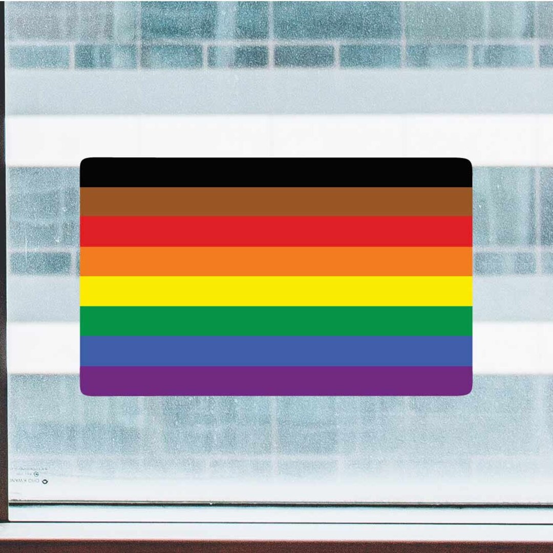 POC Inclusive Rainbow Flag, LGBTQIA+ Pride Flag - Full Color Static ...