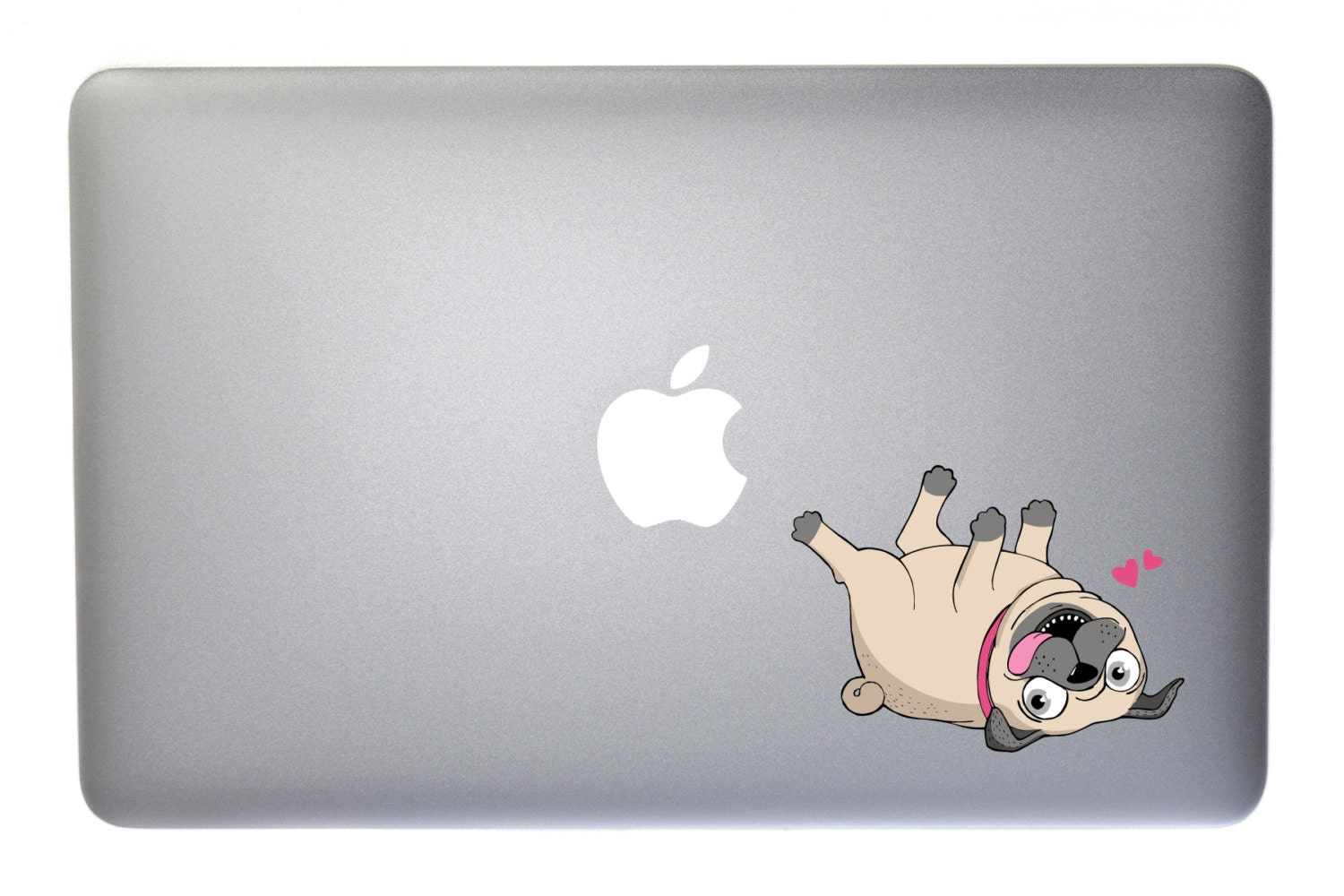 Derpy Happy Pug Full Color - Etsy