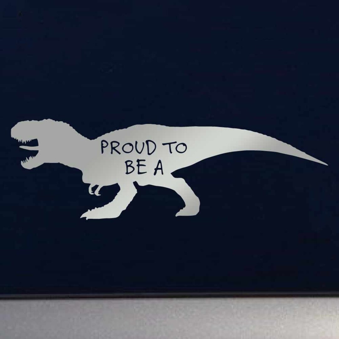 Proud to Be A T Rex Fursona, Furry Fandom Indoor Outdoor Vinyl Decal ...