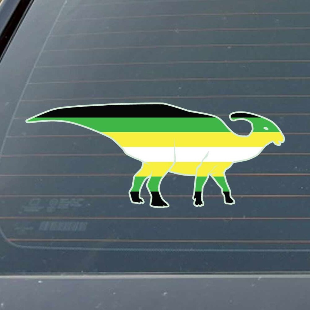 Parasaurolophus, Parasaur Metagender Flag - LGBTQ+ Pride - Indoor ...