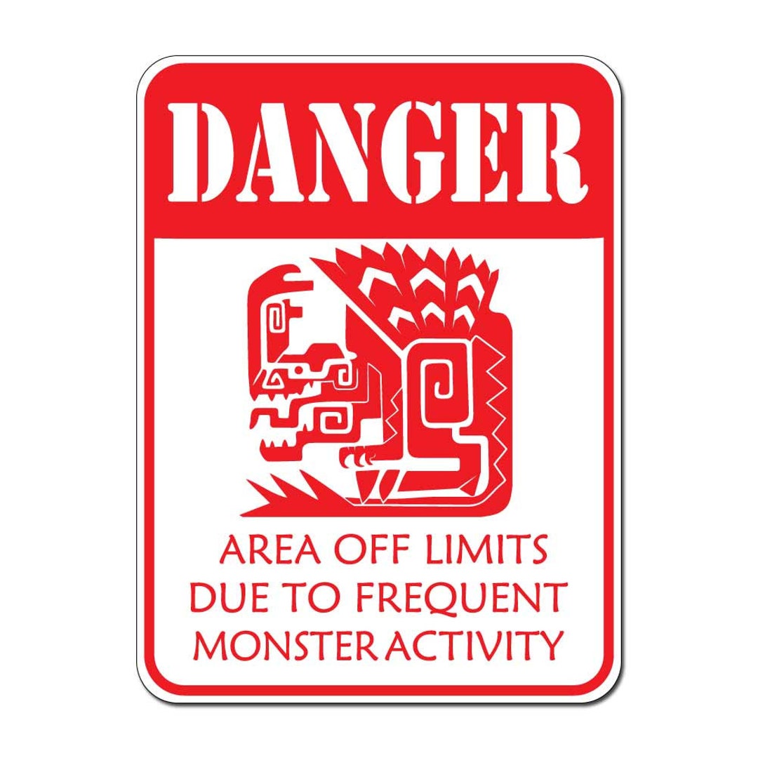 Danger Area off Limits Due to Frequent Monster Activity Anjanath ...