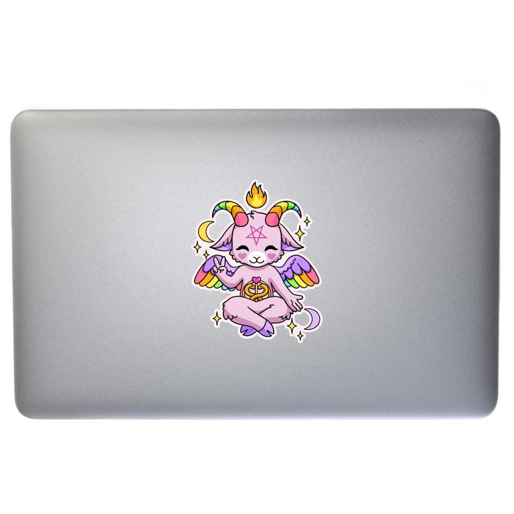 Pastel Pink Cute Baphomet Indoor Outdoor Vinyl Decal - Etsy