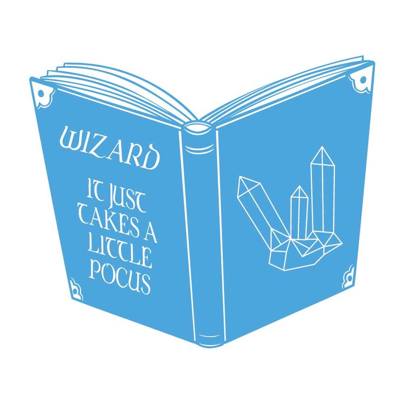Wizard It Just Takes A Little Pocus Spellbook Table Top Rpg - Etsy