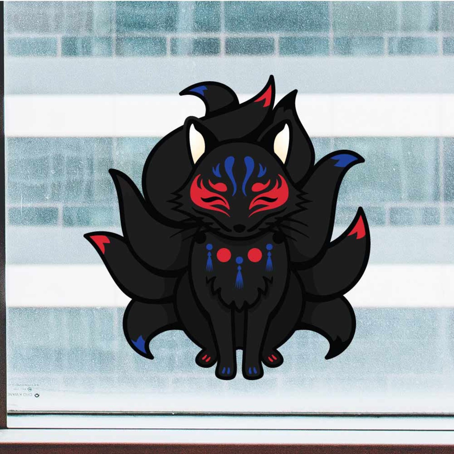 Pride Themed Kitsune Foxes Many Pride Flags Available | Etsy