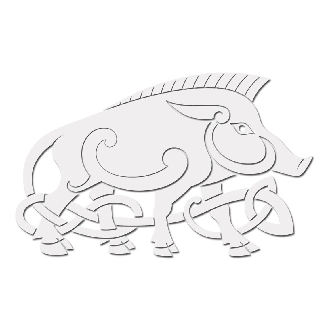 Celtic Knotwild Boar Vinyl Indoor Outdoor Decal - Etsy