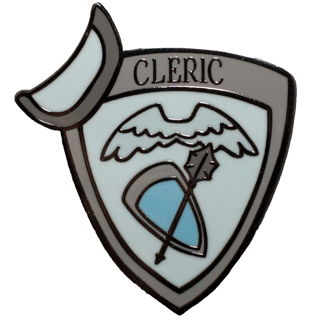 Cleric Class Shield 1.5 Enamel Pin Great for Tabletop - Etsy