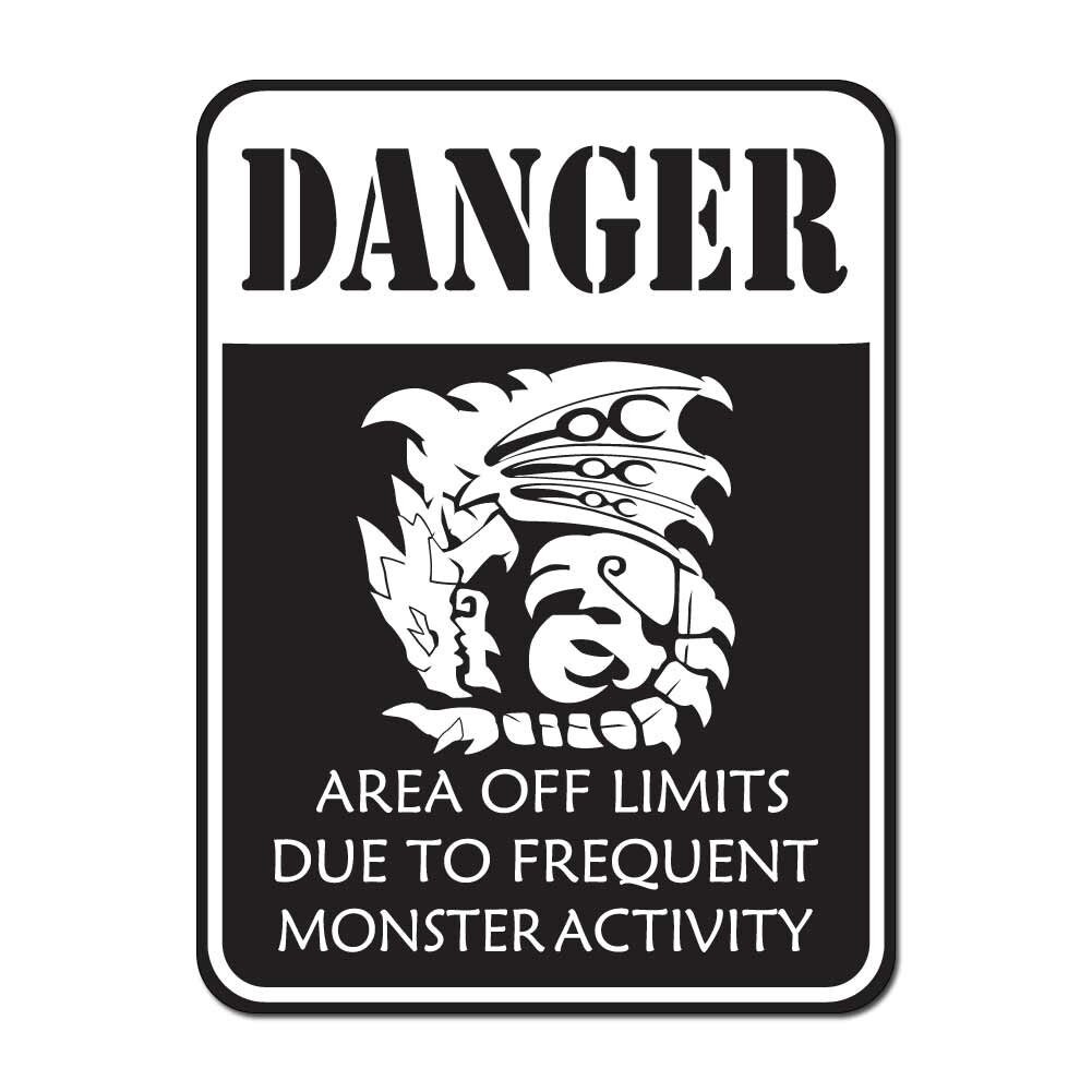 Danger Area off Limits Due to Frequent Monster Activity Rathalos ...