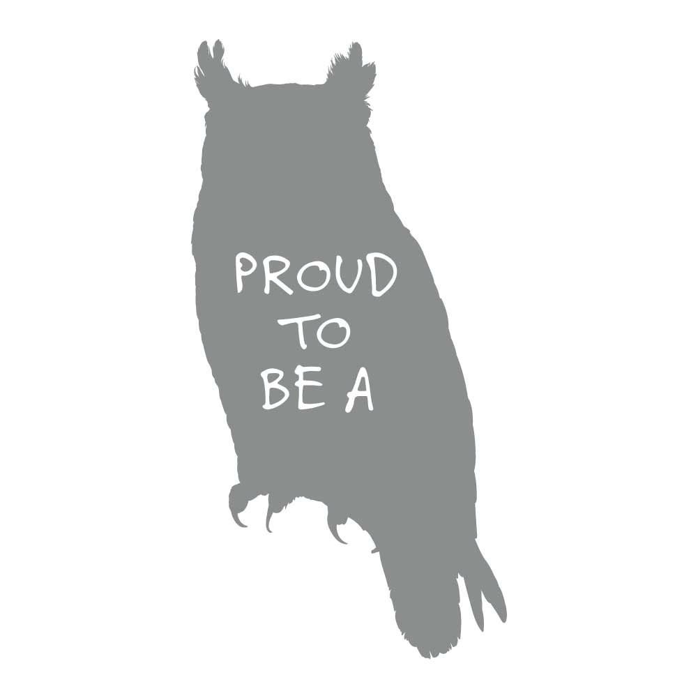 Proud to Be an Owl Fursona Furry Fandom Indoor Outdoor Vinyl - Etsy