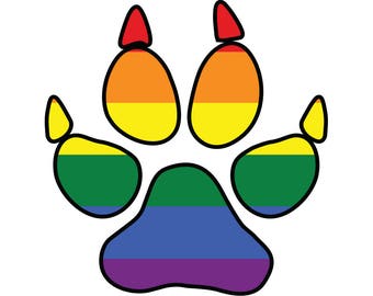 Goma Anthro Texto LGBTQ Bandera Furry Fandom Indoor/Outdoor - Etsy México