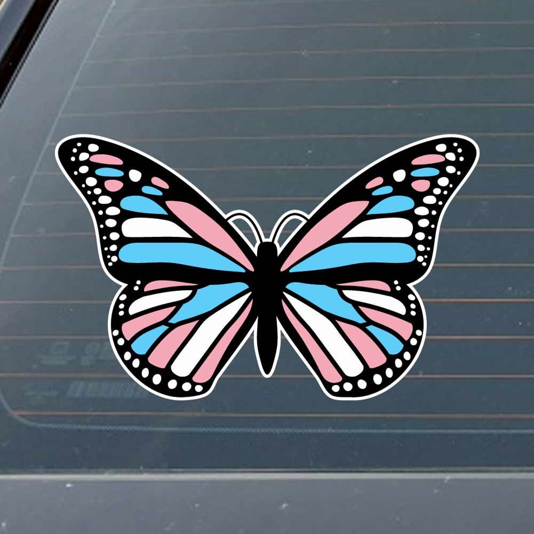 Transgender Monarch Butterfly Hidden LGBTQIA Flag - Etsy