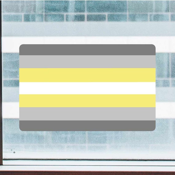Demigender Flag LGBTQIA Pride Flag Full Color Static | Etsy