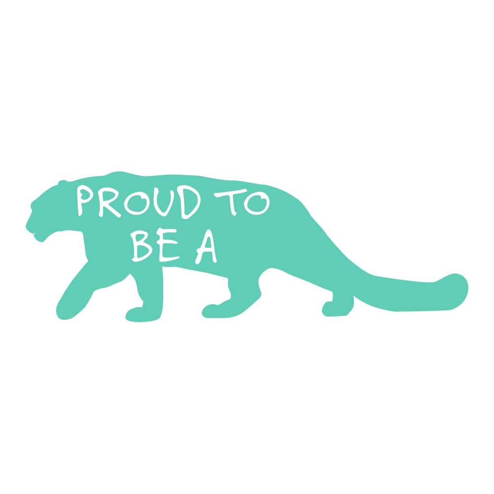 Proud to Be A Snow Leopard Fursona, Furry Fandom Indoor Outdoor Vinyl ...