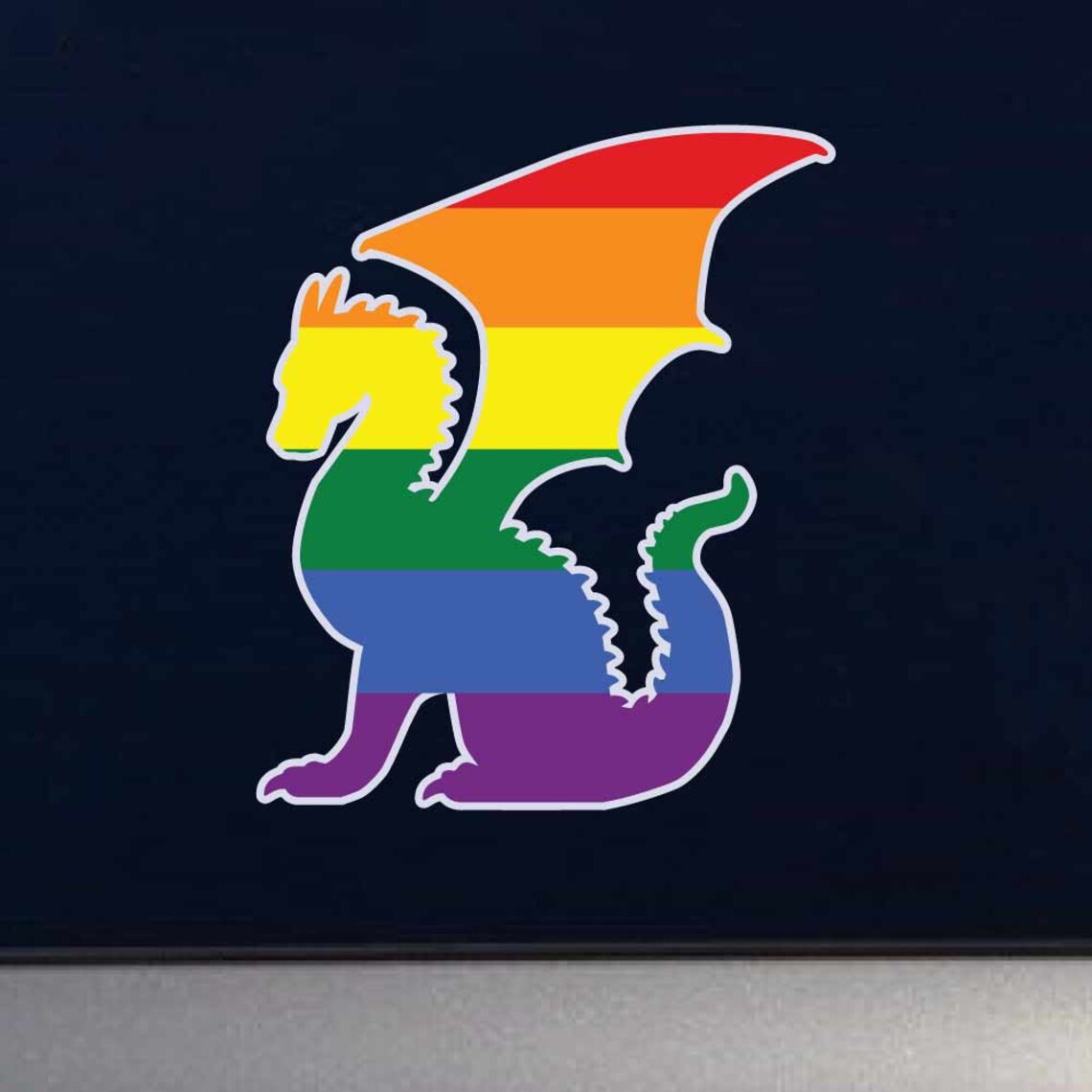 LGBT Pride Dragon Silhouette - Furry Fandom - Many Pride Flags ...