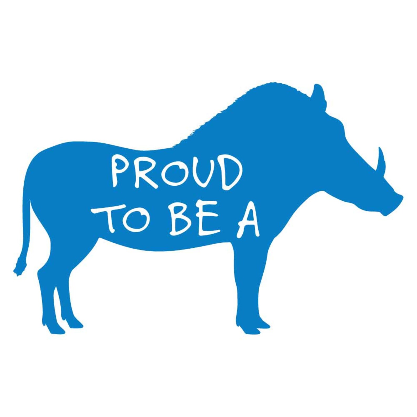 Proud to Be A Boar Fursona Furry Fandom Indoor Outdoor Vinyl - Etsy