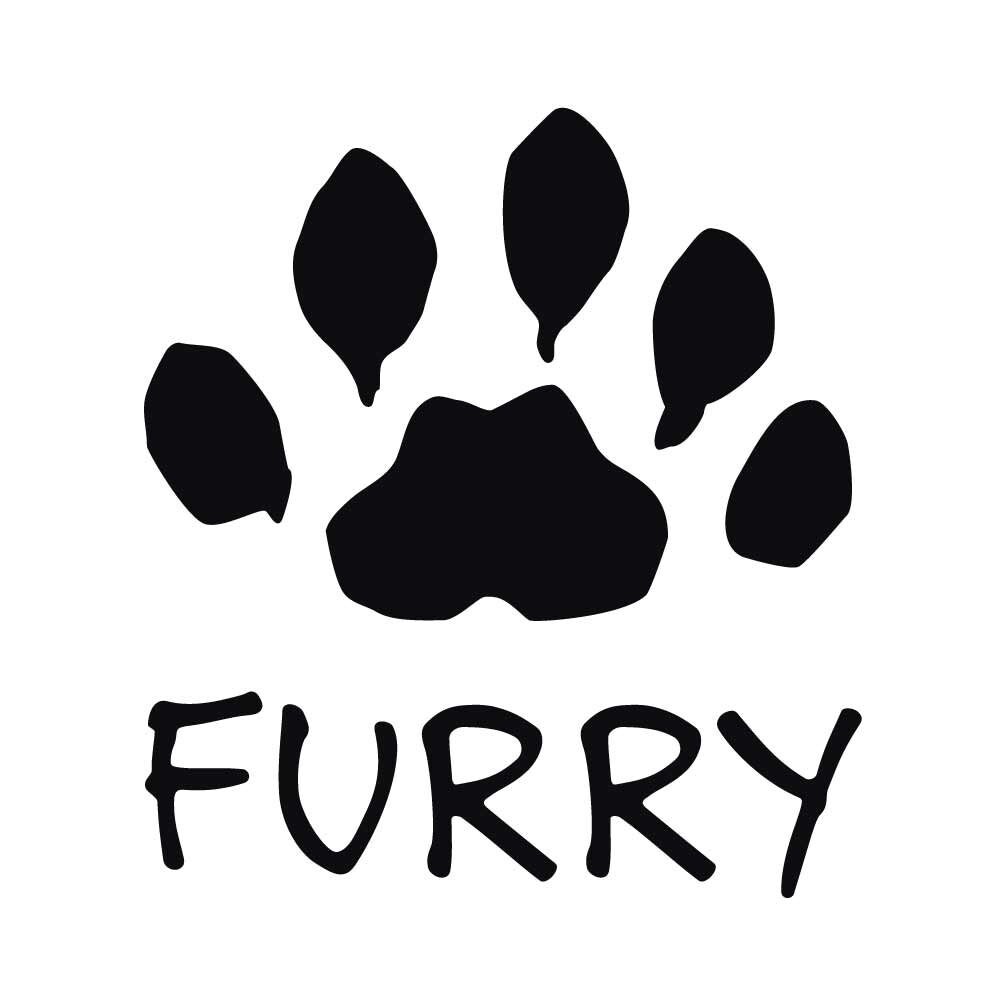 Otter Paw Print Furry Fandom Indoor Outdoor Vinilo Calcomanía | Etsy