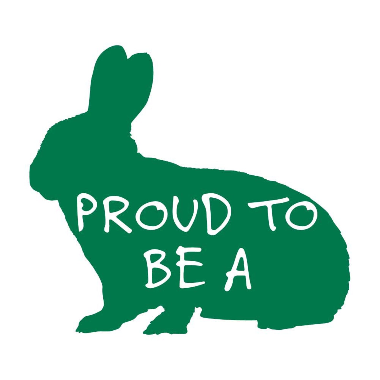 Proud to Be A Rabbit Bunny Fursona Furry Fandom Indoor - Etsy