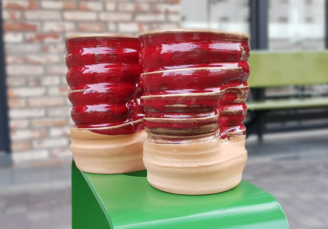 10 Oz 15 Oz 18 Oz Pottery Tumbler Cute Mug Glazed Ceramic Mug No Handle ...