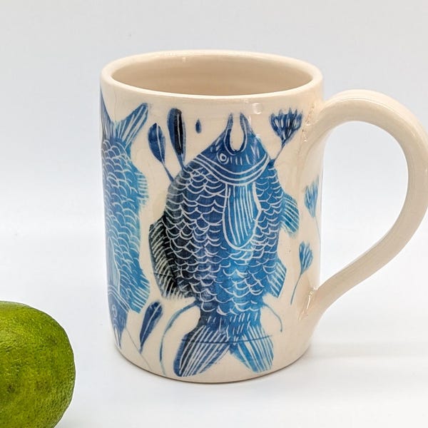 Sgraffito Mug - Etsy