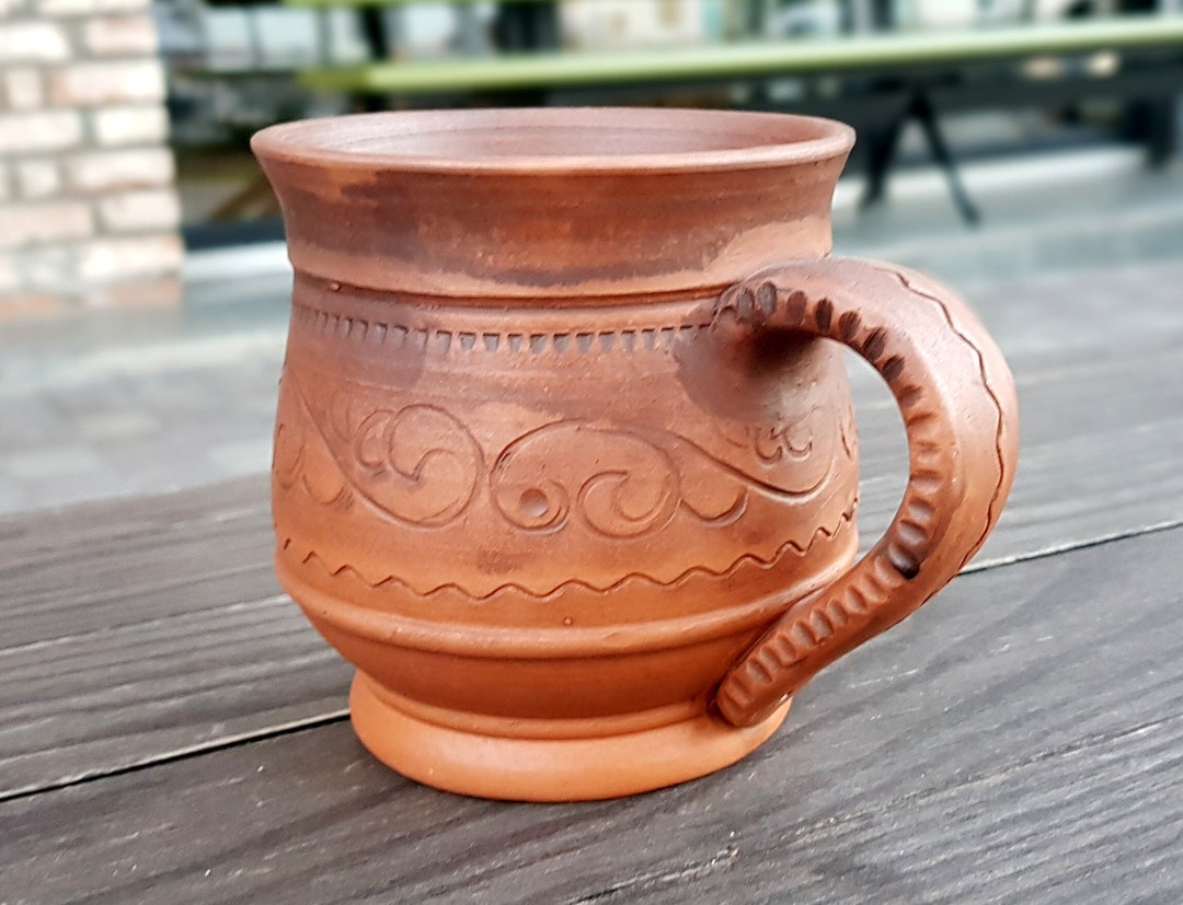 Ukrainian Mug 10 Oz Ceramic Mugs Pottery Mug Ukraine Milked Ceramic ...