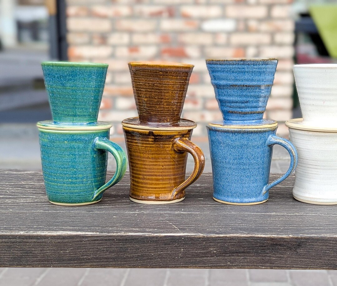 Ceramic Pour Over, Coffee Maker Set Handmade, Ceramic Coffee Dripper ...