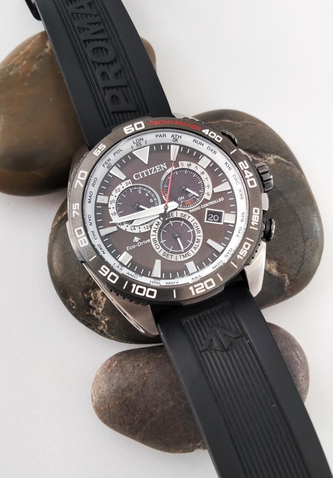 Video citizen Promaster Eco-drive Radio Controlled Dive Watch Outdoor ...