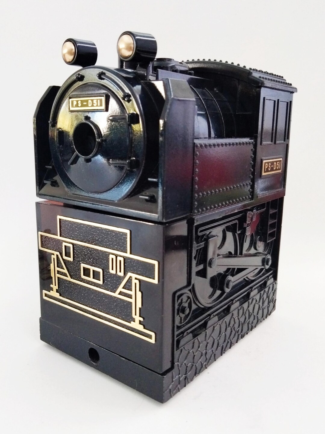 Vintage Power Stone Steam Train Locomotive Pencil Sharpener Japan ...