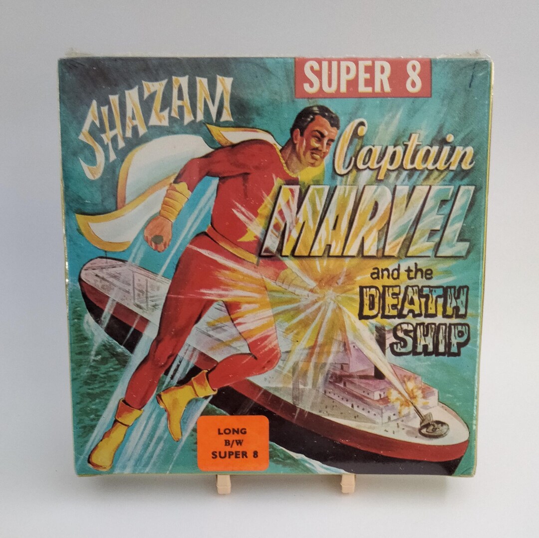 Vintage "shazam" Captain Marvel & the Death Ship Super 8 Cine Film ...