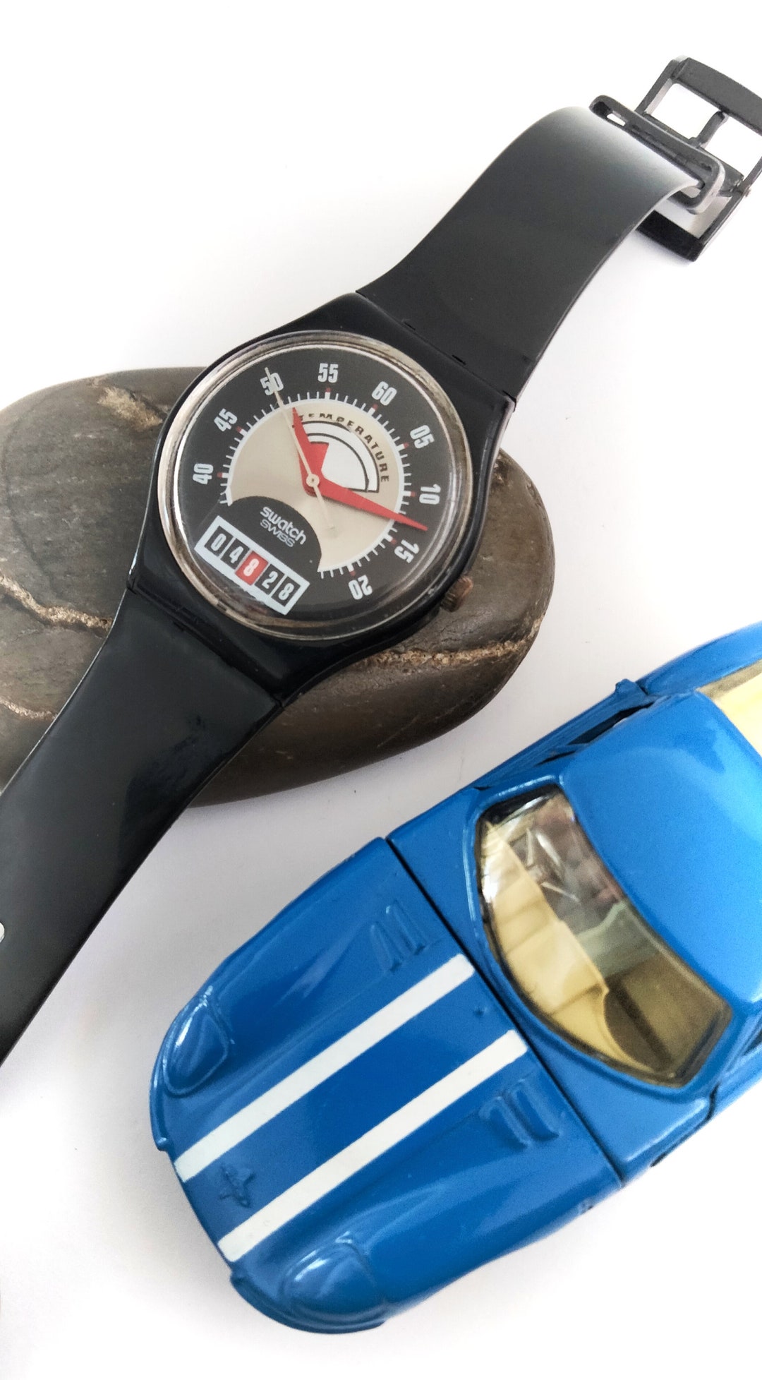 VIDEO Very Rare Swatch Watch temperature Speedo Date Dial 1990's Unisex ...