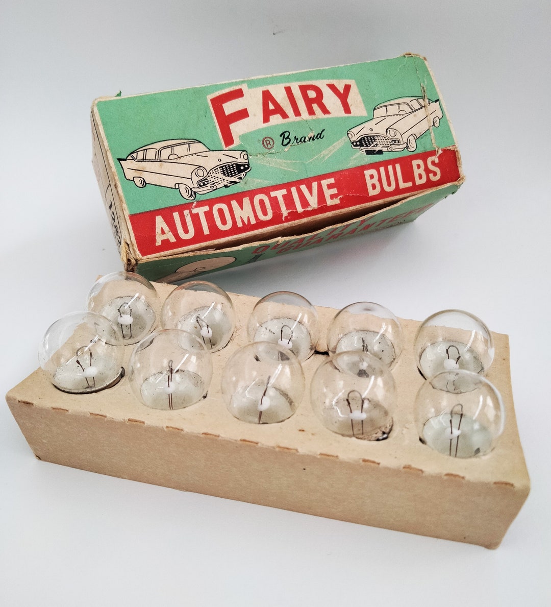 Rare Vintage "fairy" Automotive Bulbs Set Motor Car 1950's 12volt Light ...