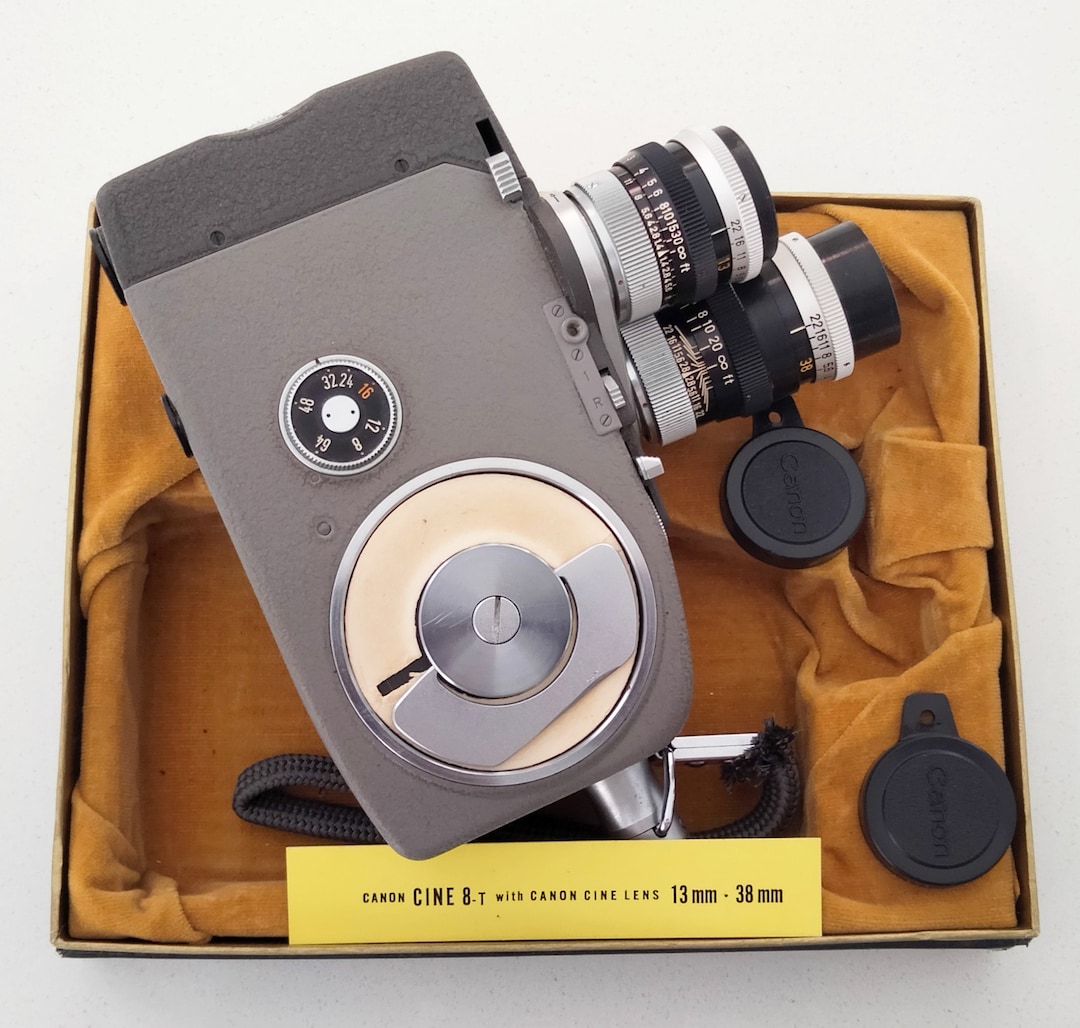 Vintage canon CINE 8 Classic Photography Movie Cine Camera Retro ...