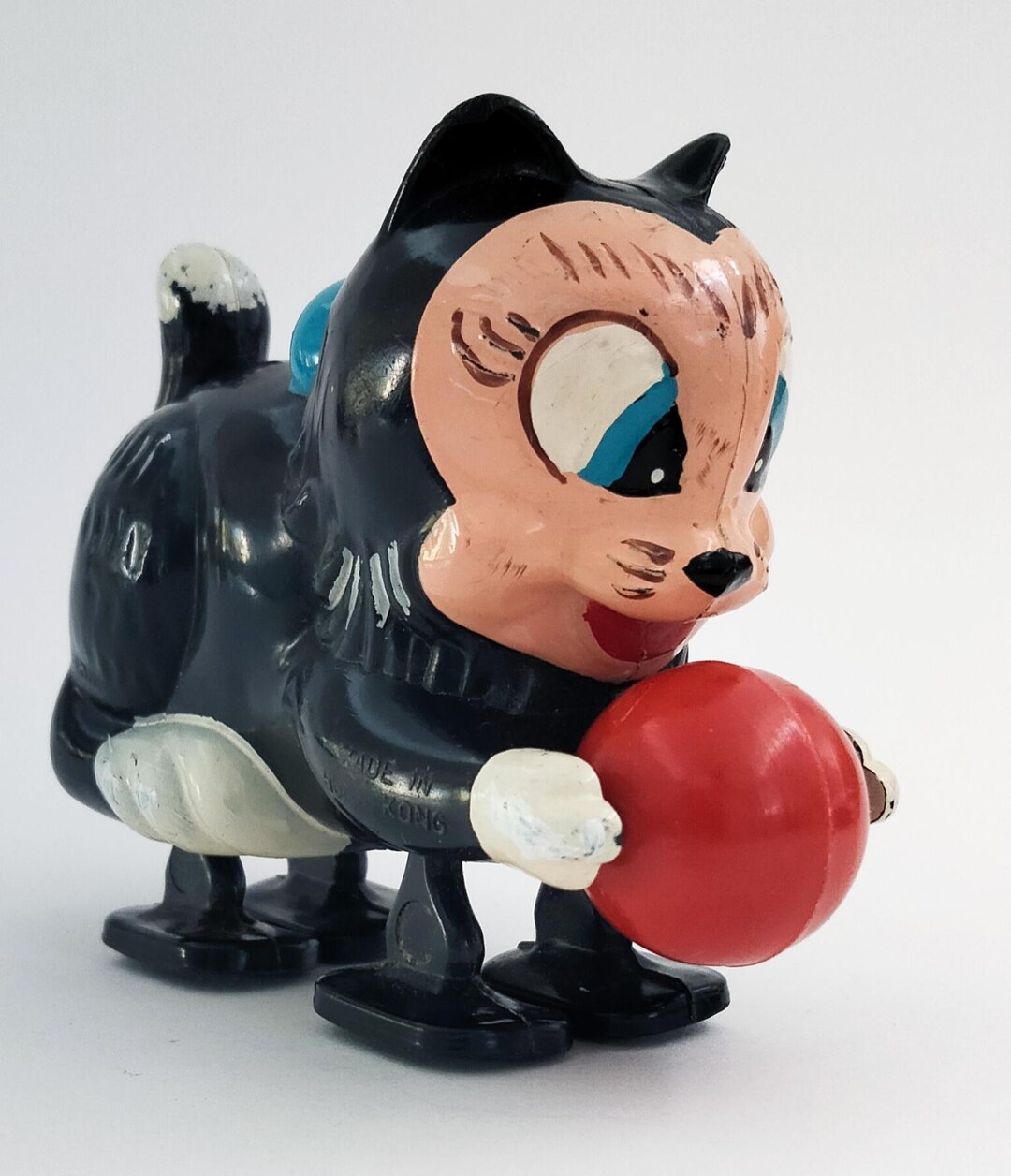 Video* Vintage 1960's Walt Disney FIGARO Cat Ramp Walker Character Toy ...