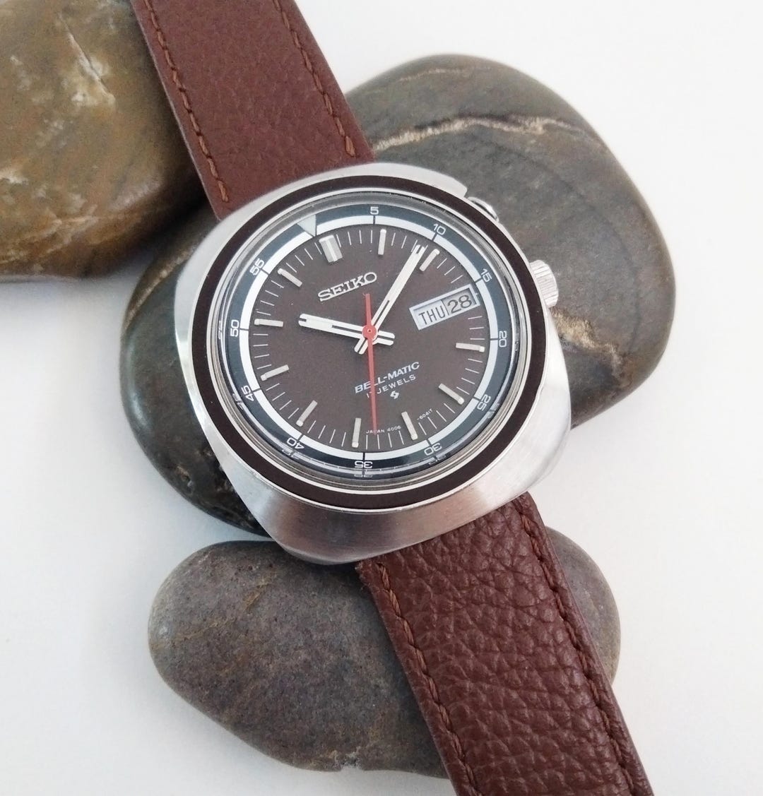 VIDEO Rare Vintage SEIKO BELLMATIC Daydate 1970's Automatic Sports ...
