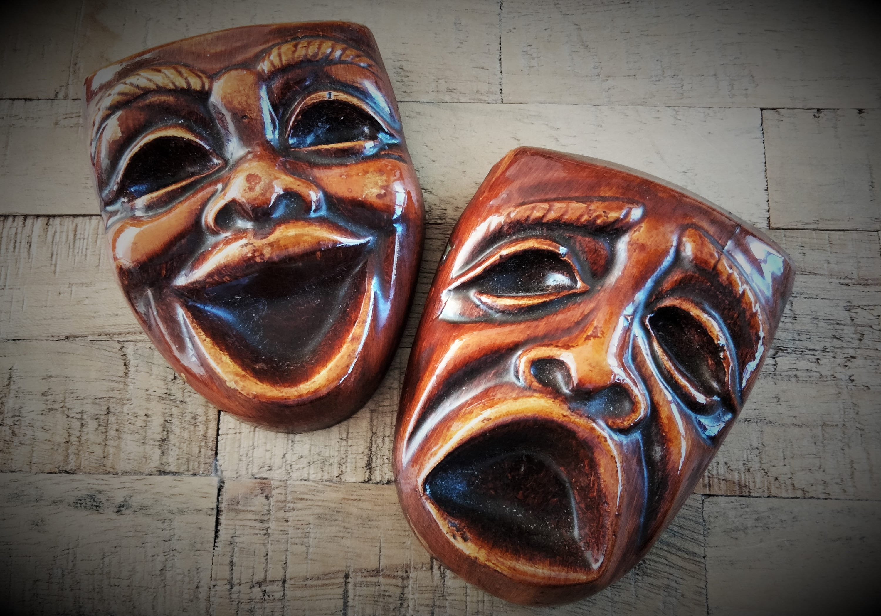 Colourful Acting Masks
