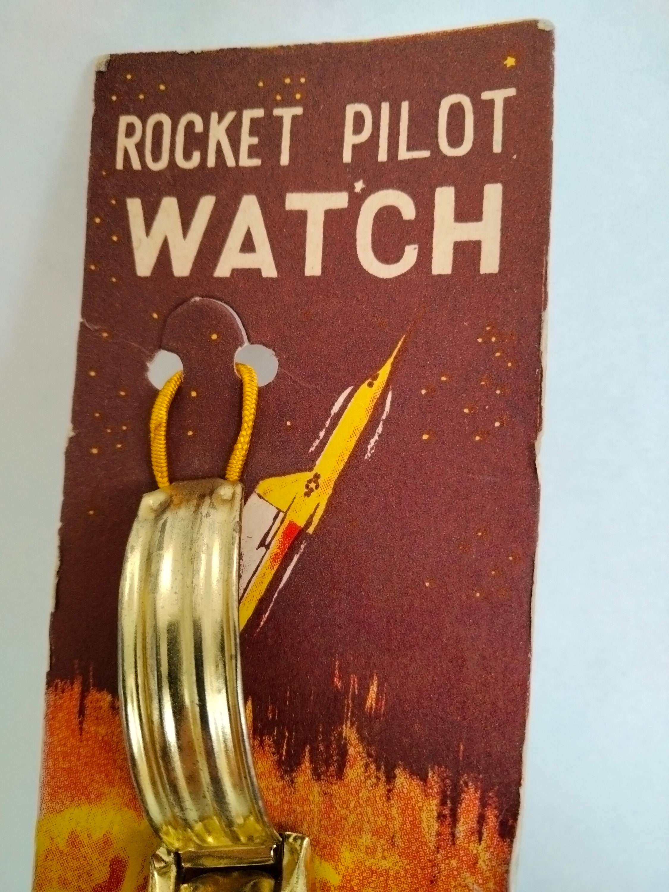 Rare Vintage Rocket Pilot Spaceship Watch 1960's Sci Fi | Etsy