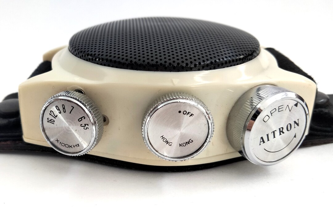 Rare Vintage Wristwatch Radio 1970's aitron - Etsy