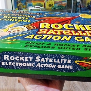 Rare Vintage 1950's "rocket Satellite" Action Game Space Rocket Vintage ...