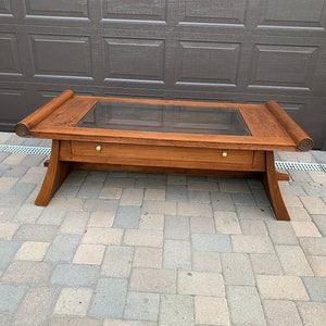 Restored Teak Windowbox Winged Coffee Table - Etsy
