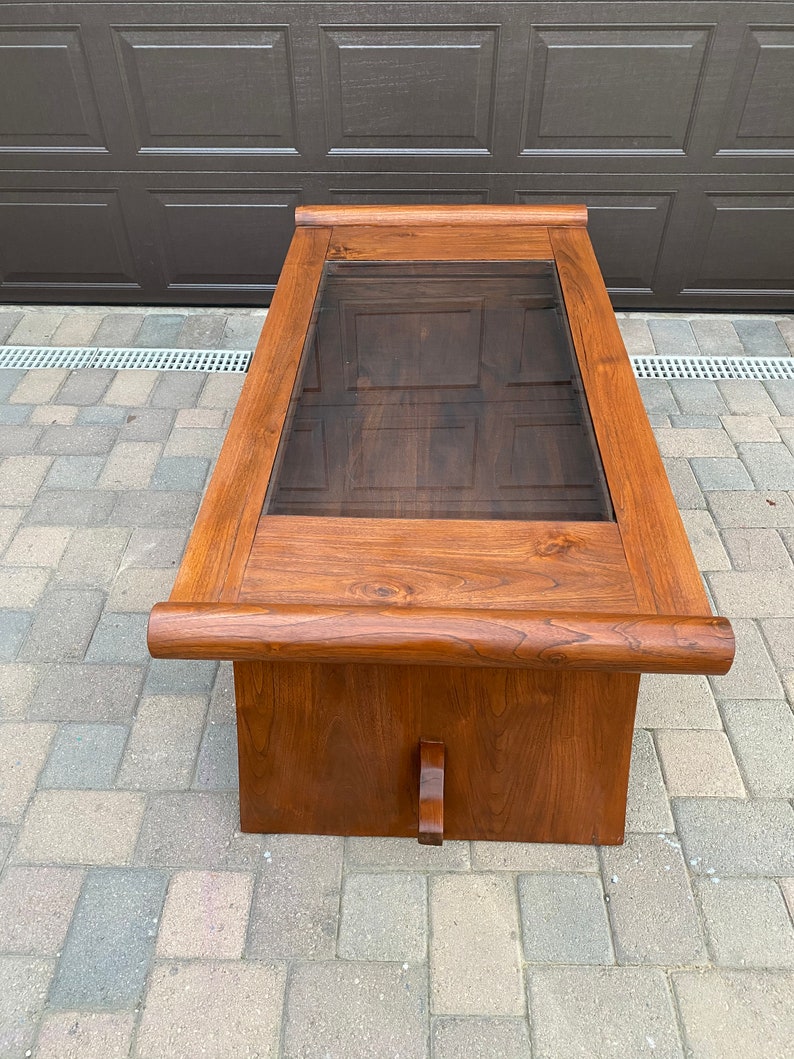 Restored Teak Windowbox Winged Coffee Table - Etsy