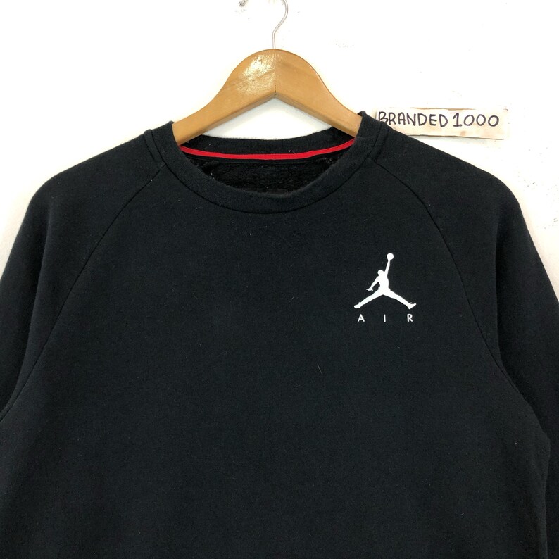 Rare Vintage Air Michael Jordan Sweatshirt Small Logo Spellout Pullover ...