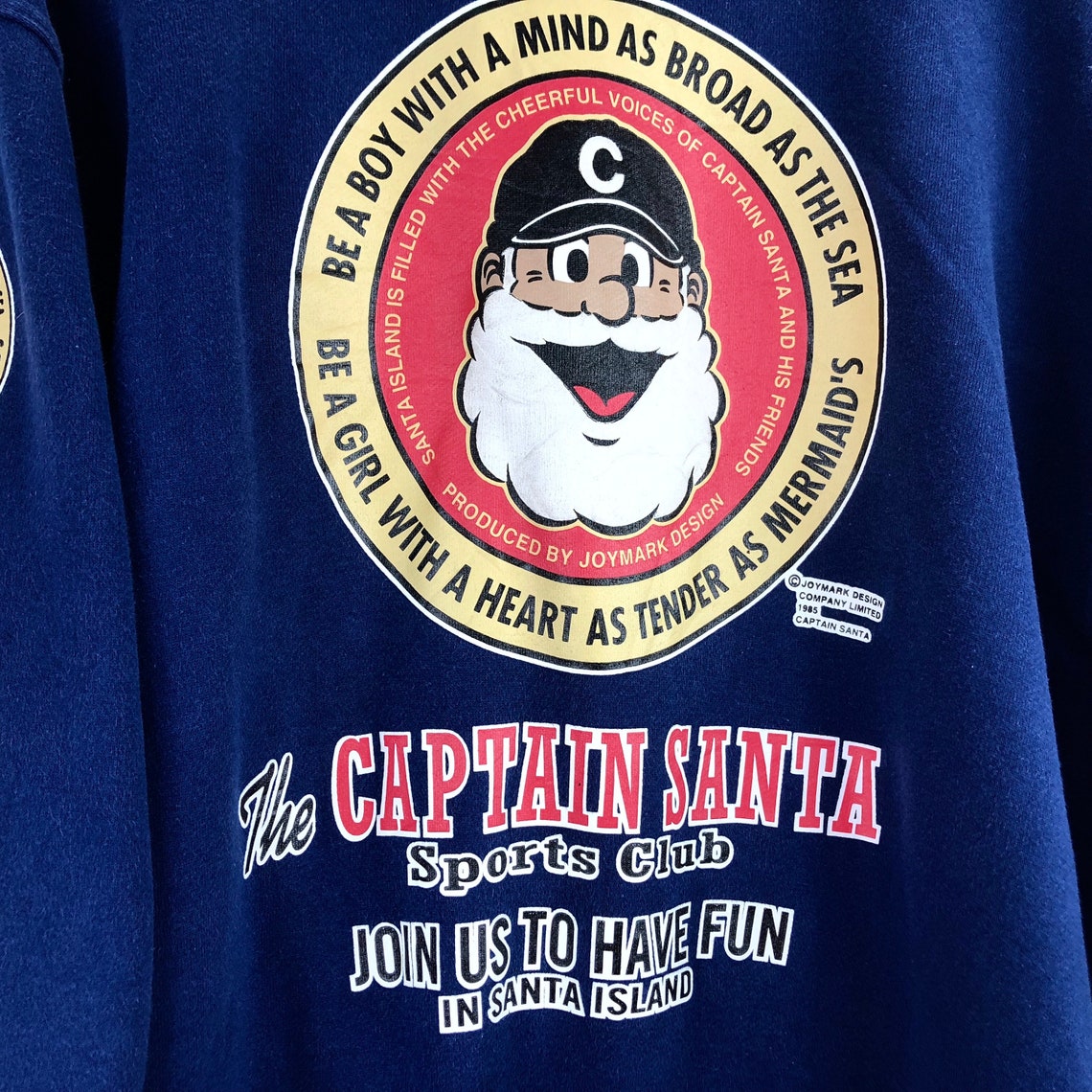 Rare Vintage Captain Santa Sweatshirt Pullover Jumper | Etsy