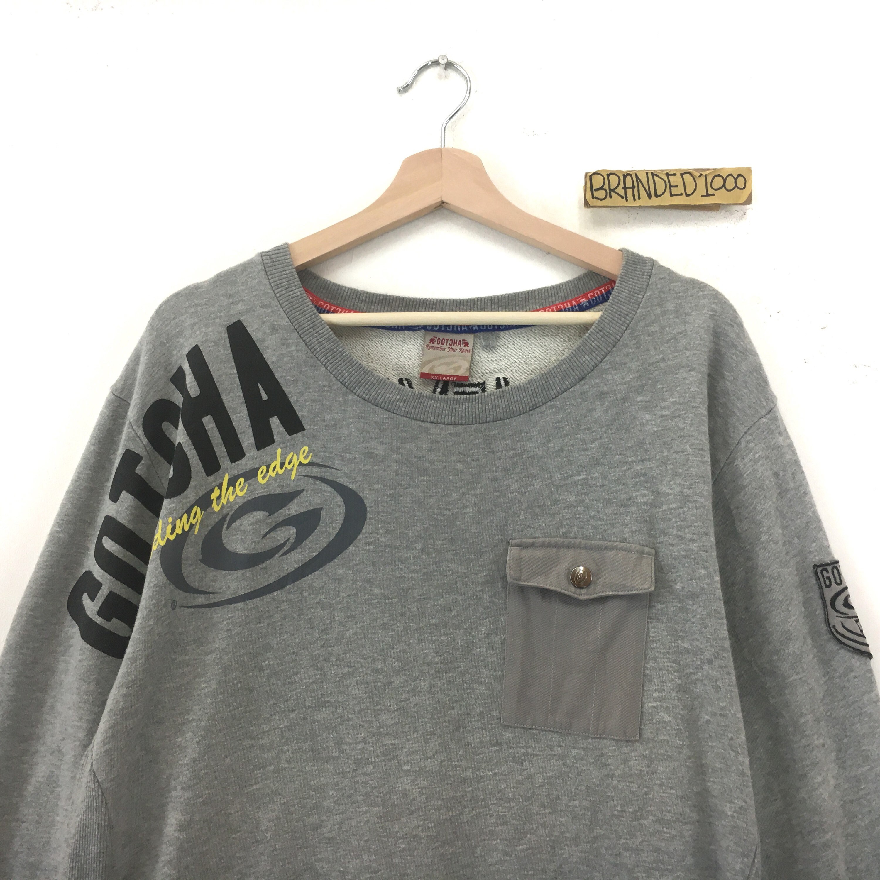 Rare Vintage Gotcha sweatshirt Surfing Hiphop Lo Life Big | Etsy