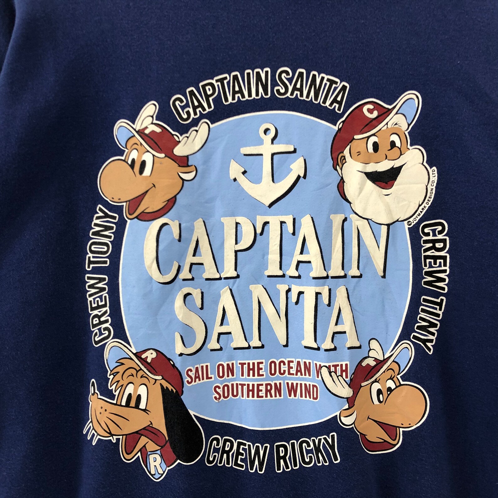 Rare Vintage Captain Santa Sweatshirt Big Logo Spellout | Etsy