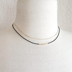 Curved Gold Bar Choker,choker,layering Choker,gold Layering Choker,gold ...